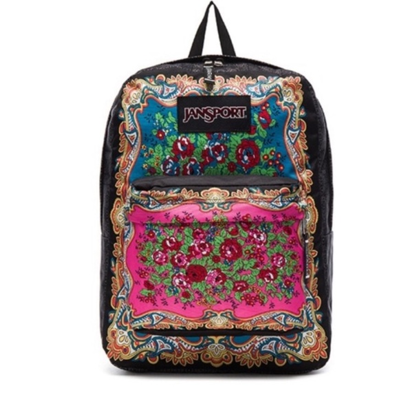 FARM Rio | Bags | Farm Rio X Jansport Mixed Floral Print Backpack ...